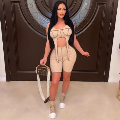 China 2022 summer sportswear Women fashion Reverse wear design Fitness Gym Wear Workout Suit Sport High Waist Shorts Yoga Set for sale