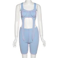 China 2022 summer sportswear Women fashion Reverse wear design Fitness Gym Wear Workout Suit Sport High Waist Shorts Yoga Set for sale