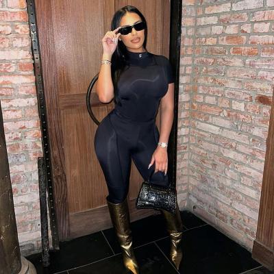 China Summer custom women new print slim short sleeve sports top high waist peach hip gym wear tight trousers yoga suit for sale