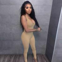 China New summer fashion trend Jumpsuit women sexy slim sports yoga set low-cut hip lift one-piece trousers wholesale for sale