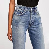 China ladies new high waist sportswear wide leg yoga pants straight leg trousers casual comfortable street style ladies jeans pants for sale