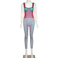 China Wholesale 2020 new autumn Fashion Women Jumpsuits and Rompers One Piece yoga sets Patchwork Color sportswear for sale