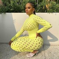 China Latest Design Fashionable solid color Sportswear Skinny Long yoga Pant women Bodycon ladies one piece long sleeve Jumpsuit for sale