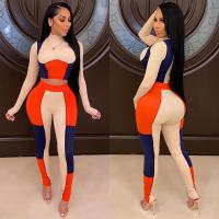 China Women spring fitness Clothing 2 Pieces yoga Set ladies Jogging sports Suits long sleeve Sportswear patchwork Tracksuits for sale