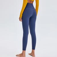 China Wholesale spring and summer new custom solid color running yoga pants tight high waist leggings for women for sale