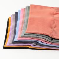 China New summer solid color seamless fitness pants women tight shorts high waist hip lift yoga Leggings wholesale for sale