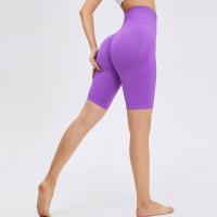 China Wholesale ladies Summer new solid color five-point pants Pilates sports fitness Leggings custom yoga pants for sale