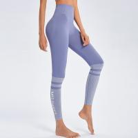 China Wholesale summer new seamless yoga pants ladies no embarrassing stripes sports fitness tight women's trousers for sale