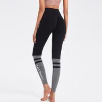 China Wholesale summer new seamless yoga pants ladies no embarrassing stripes sports fitness tight women's trousers for sale