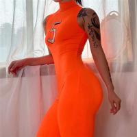China New products spring sleeveless design women butt lift and comfortable long yoga pants Tight jumpsuit with best price for sale