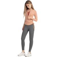 China 2021 yoga top women's tight-fitting short half-zipper long-sleeved yogawear new spring activewear running sport suit ems for sale