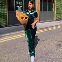 China Wholesale Custom Women Fashion Yoga Set Solid Color Velvet High Waist Hip Lift Tight Straight Casual yoga Pants Suit Ladies one for sale