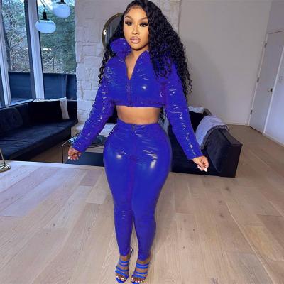China Wholesale Custom Fashion Hoodie crop tops Short Thickened casual cotton-padded Coat Women's Outdoor Sports Jackets hoodie set for sale