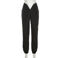 China Wholesale Custom Women Sexy Low Waist Slim Fit Solid Color Street Straight Casual Trousers Ladies Fitness Outdoor Sports Pants for sale