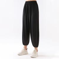 China 2021 new summer thin ice silk casual women's pants running sports outdoor fitness loose breathable custom yoga pants for sale