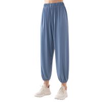 China 2021 new summer thin ice silk casual women's pants running sports outdoor fitness loose breathable custom yoga pants for sale