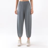 China 2021 new summer thin ice silk casual women's pants running sports outdoor fitness loose breathable custom yoga pants for sale