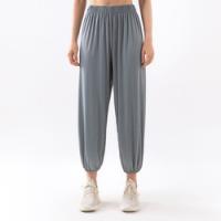 China 2021 new summer thin ice silk casual women's pants running sports outdoor fitness loose breathable custom yoga pants for sale