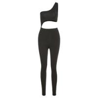 China Women One Shoulder Sports Leggings Jumpsuit Sleeveless Sports Clothing Women Rompers One Piece Jumpsuit for sale