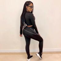 China High Quality Quick Dry Sportswear Women Long Sleeve Yoga Fitness Set Women Authentic Sportswear for sale