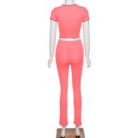 China Women Sports short sleeve sportswear Workout Clothing Active Wear Tight Fitness Yoga Set for sale