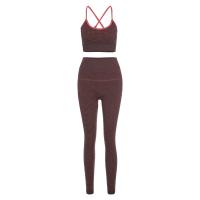 China High waist sexy yoga sets sleeveless sports bra Fitness wear legging yoga sets for women for sale