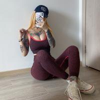 China High waist sexy yoga sets sleeveless sports bra Fitness wear legging yoga sets for women for sale