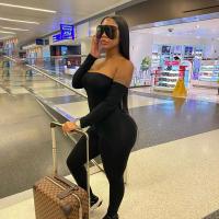 China Wholesale fitness Apparel Women Solid Color Off Shoulder Sexy Bodycon Jumpsuit one piece yoga set for sale
