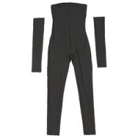 China Wholesale fitness Apparel Women Solid Color Off Shoulder Sexy Bodycon Jumpsuit one piece yoga set for sale