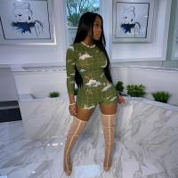 China women transparent sexy bodysuits fitted ladies long sleeve jumpsuits women sports set 2020 fitness clothing for sale
