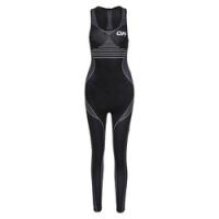 China women fashion casual elastic sportswear black printed sleeveless sexy bodycon sports jumpsuit ladies one piece yoga set for sale