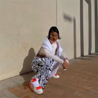 China 2021  Summer New  women casual pants new fashion print high waist wide leg pants Haren street slacks for sale