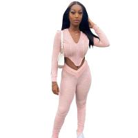 China Custom ladies Fitness clothes Long Sleeve yoga set Seamless Two Pieces sports set Gym Wear Women Sportswear skinny sport apparel for sale