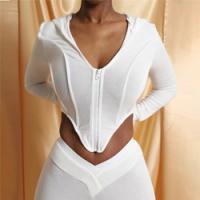 China Custom ladies Fitness clothes Long Sleeve yoga set Seamless Two Pieces sports set Gym Wear Women Sportswear skinny sport apparel for sale