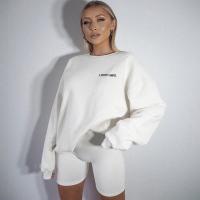 China 2020 fall hot sale women fitness clothing 2 pieces yoga sets lady casual sports wear long sleeve round collar shorts sports set for sale