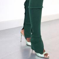 China High Waist Sweatpants Women Joggers Elastic autumn sports Leggings gym Trouser Split Hem yoga Pants for sale