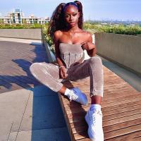 China new design Two pieces sports set women fitness clothes ladies solid color sportswear 2021 spring long sleeve skinny tracksuit for sale