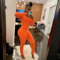 China New Design Fall Solid Color Casual Women streetwear One Piece Jumpsuits ladies 2021 Rompers workout fitness Clothing for sale