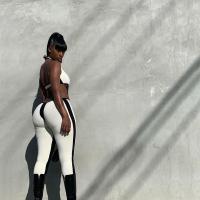 China summer gym clothing trendy hollow out sexy one piece women long  jumpsuit round collar backless yogawear for sale