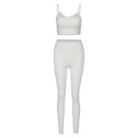 China Sportswear Elastic Band Sports Bra Legging Two Piece Yoga Suit Fitness Women Yoga Wear for sale