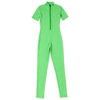 China Womens Full Sleeve solid color Jumpsuit Fitness Bodycon Tracksuit One Piece Yoga set sportswear front Zipper Workout clothing for sale