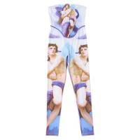 China Fall Fashion Trendy Print Strapless Sleeveless Fitted Skinny Bodycon women Jumpsuit and Rompers ladies sports Outfits for sale