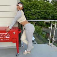 China High Waist Tight Workout clothes fitness Apparel Athletic Wear Custom Women yoga Leggings loose 2 pieces Yoga Set for sale
