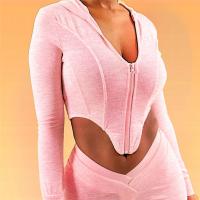 China High Waist Sports Seamless Activewear Girls Fitness  Long Sleeve for sale