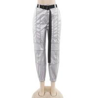 China Reflective Ladies Sports Outfit Casual  Breathable Polyester Material for sale