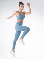 China Body Building Ladies Sports Outfit Sexy Printed  Spandex  Material for sale