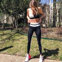 China Women Outdoor Seamless  Sports Outfit   Breathable Polyester Sports Outfit for sale
