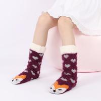 China 2021 Lovely adults chunky coral Christmas Slipper Socks Cozy Warm home Floor Socks winter socks for women for sale