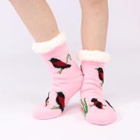 China Wholesale women house Indoor Cozy faux fur Non Slip slipper socks Winter home Floor Fuzzy Christmas Socks sherpa socks for sale