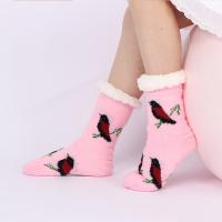 China Wholesale women house Indoor Cozy faux fur Non Slip slipper socks Winter home Floor Fuzzy Christmas Socks sherpa socks for sale